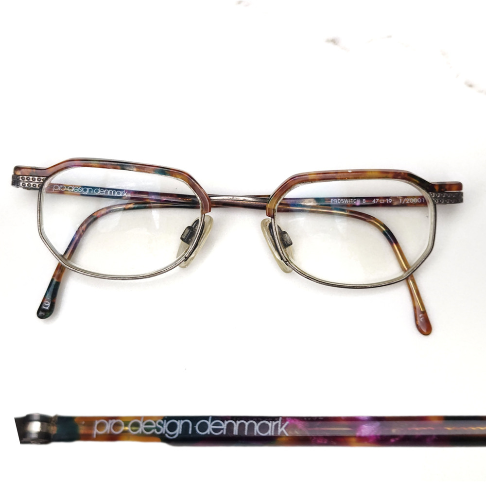Vintage Pro-Design Denmark Glasses Frames Funky Pink … - Gem